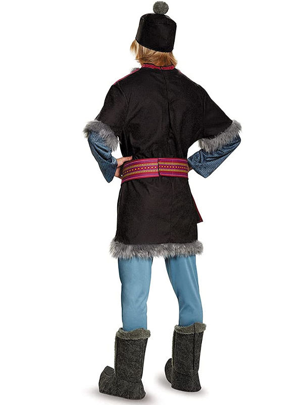 Costume for Adults, Frozen Men's Character Outfit, Tunic with Hat, Belt ...
