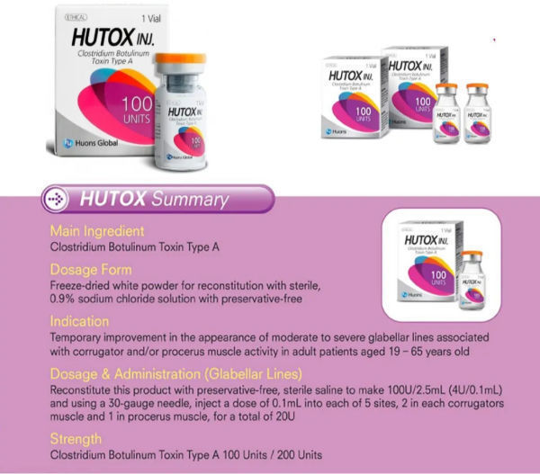 Original Korea Brand 50u 100u botox botulinum type a toxin liquid botox ...