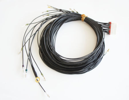 Custom 12 pin Connector Excavator waterproof wiring harness Cable ...
