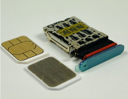 Dual Nano SIM card socket with customized tray, dual SIM nano SIM ...