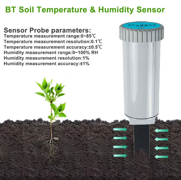 Tuya Agriculture Smart WiFi Soil Moisture Sensor Temperature and ...