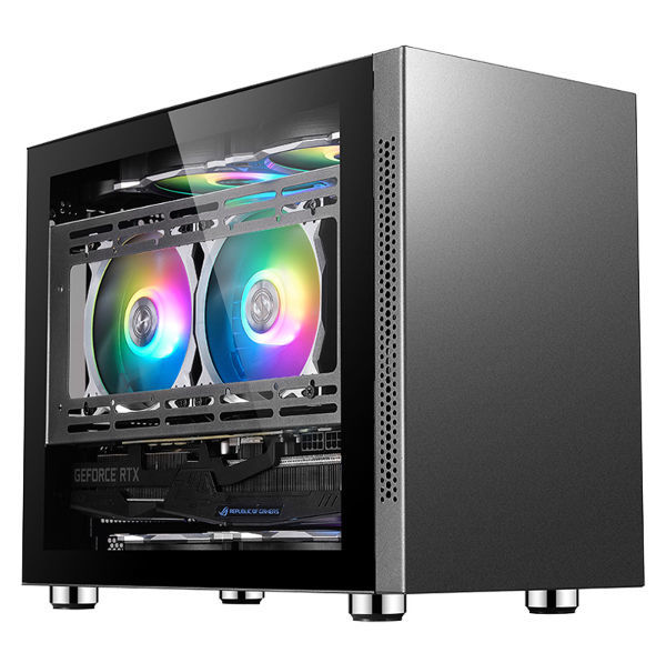 SAMA remarkable pc case metal front panel office case USB3.0 ITX case ...