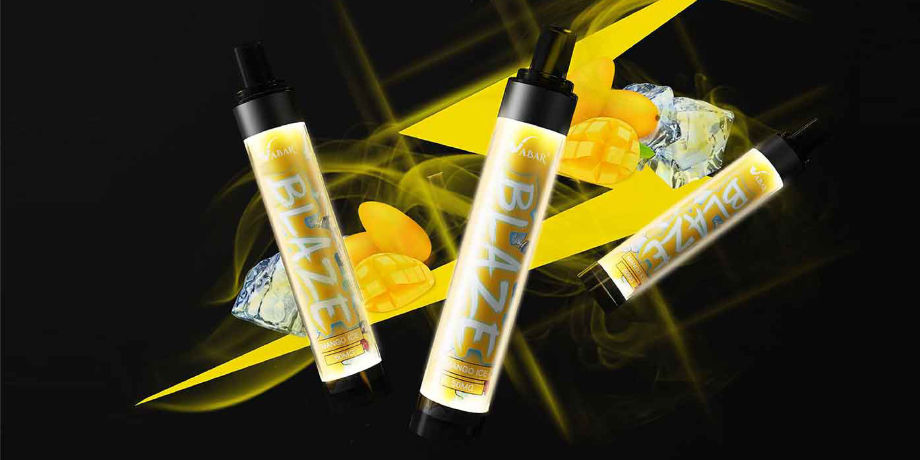 BLAZE LED lighting 1200 puffs Disposable Vape Pen 650mah vape pod ...