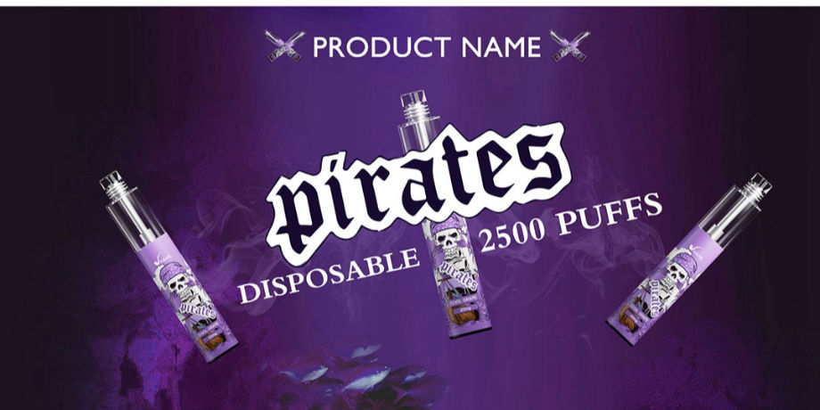 PIRATES Disposable Vape 2500 Puffs pod system vape pen Electronic ...