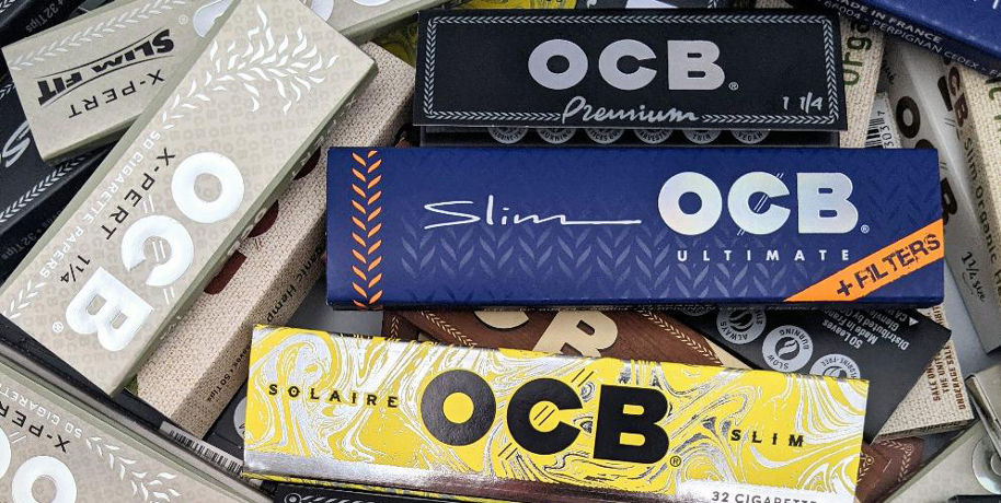 OCB Virgin Unbleached King Size Slim Rolling Papers Filter Tips ...