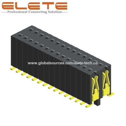 Buy Wholesale China 1.27mm Pitch Female Header Socket, Dual Row Smt Smd ...