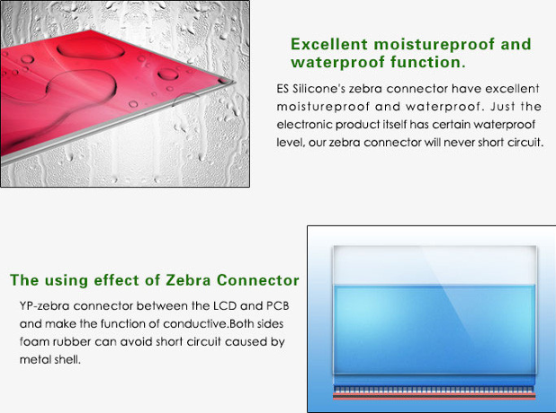 Kaixi LCD Display Silicone Rubber Connector Zebra Connector Silicone ...