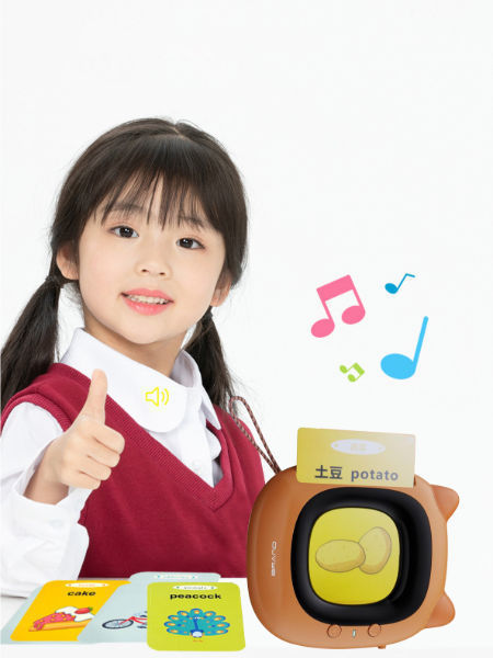 Educational Toy for Kids Listen and Learn Literacy Audible Flash Cards ...