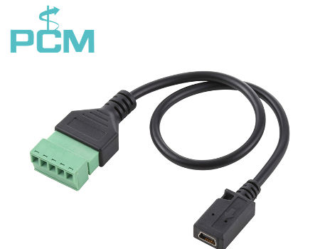 Mini USB Female to 5 Pin Terminal Block Cable, 5 Pin Terminal Block ...