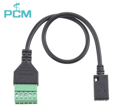 Mini USB Female to 5 Pin Terminal Block Cable, 5 Pin Terminal Block ...