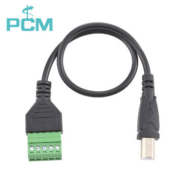 USB Type B Male to 5 Pin Terminal Block Cable, 5 Pin Terminal Block ...