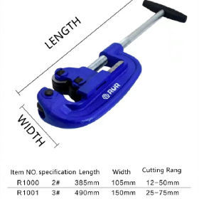 Stainless steel galvanized metal iron heavy pipe cutter for industry ...