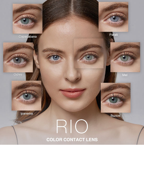 Freshgo RIO yearly contact lenses mel colors eye cosmetic decortation ...