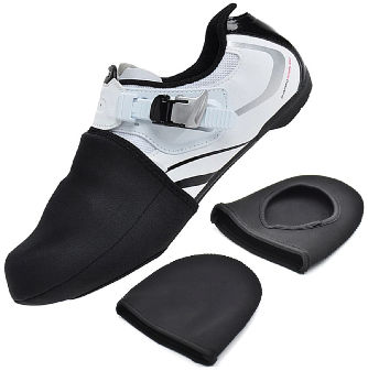 Waterproof Black Half Shoe Thermal Toe Covers Windproof, Shoe Covers ...