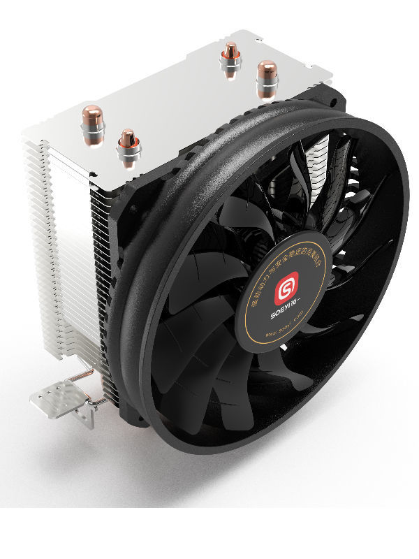 2 Heat Pipe OEM CPU Cooling Copper Heatsinks Compatible Inter and AMD ...