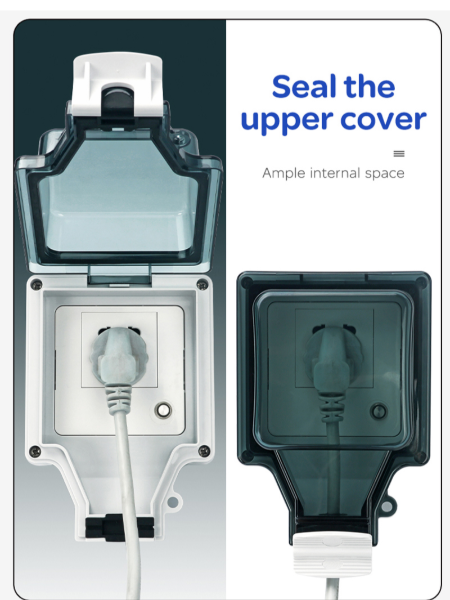 1Gang 15A Universal Design IP66 Weatherproof Outdoor Safety Electrical ...