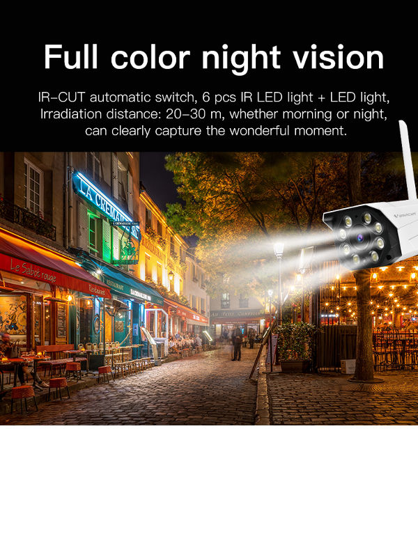 VSTARCAM Bullet IP cameras 300w pixels Voice talk rain and dust proof ...