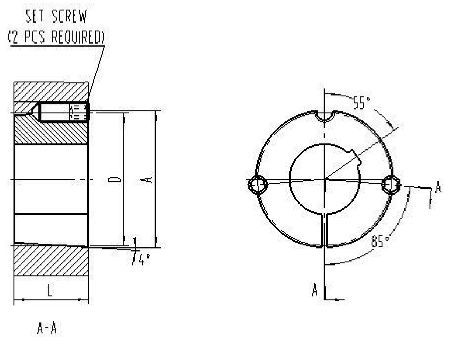 Iron Taper Bushing, High Quality Manufacturing Steel Taper Lock Bush ...