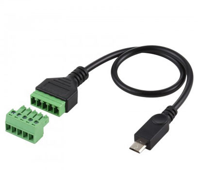 Micro USB to Screw Terminal Block Cable, Micro-USB to Screw Terminal ...