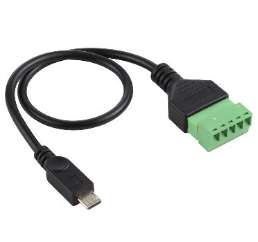 Micro USB to Screw Terminal Block Cable, Micro-USB to Screw Terminal ...