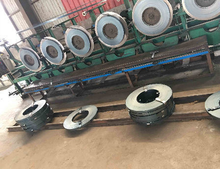 Manufacturer baked blue packing steel strap 32mm iron strapping heavy ...