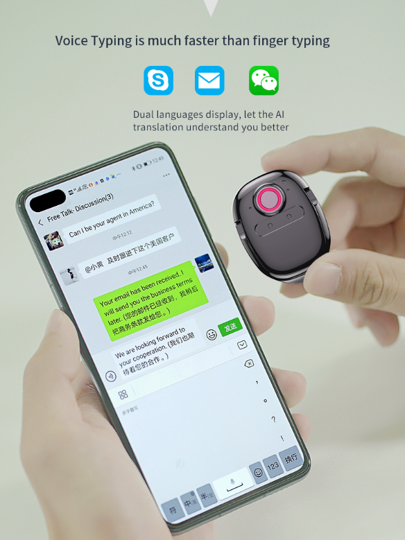 New Portable translator device smart talkie,109 languages smart ...