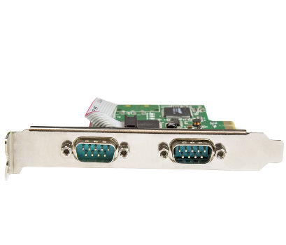 2 Port PCIe Serial Card with 16C1050 UART, PCI Express card Dual ...