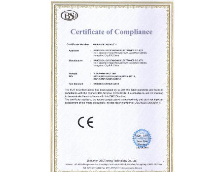 5-2400MHz 4-way CATV/SMATV splitter, coaxial cable F connector sat ...