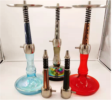 Customized Hand Blown Glass bottle for tower hookah shisha hoka, hoka ...