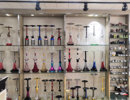 Customized Hand Blown Glass bottle for tower hookah shisha hoka, hoka ...