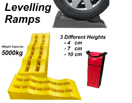 Motorhome Levelling Ramp 3 steps 5T Heavy Duty Blocks Wheel Levellers ...