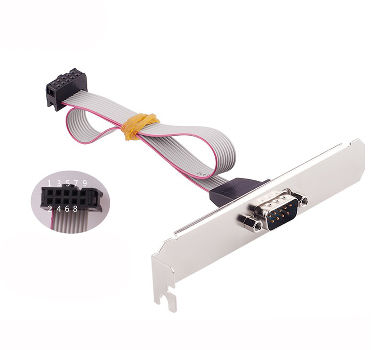 DB9 to 10 Pin Motherboard Header Cable, Serial IDC Cable DB9 to Header ...