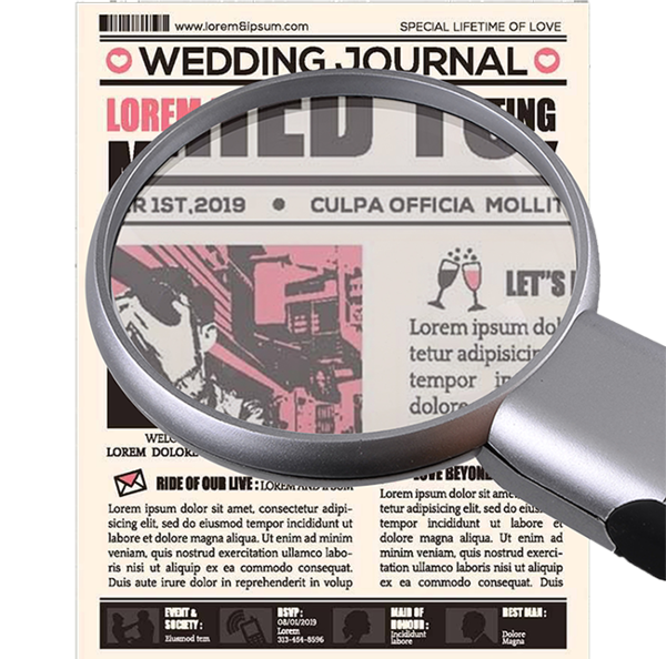 Promotional Gift LED Magnifying glasses, LED light LED Magnifying ...