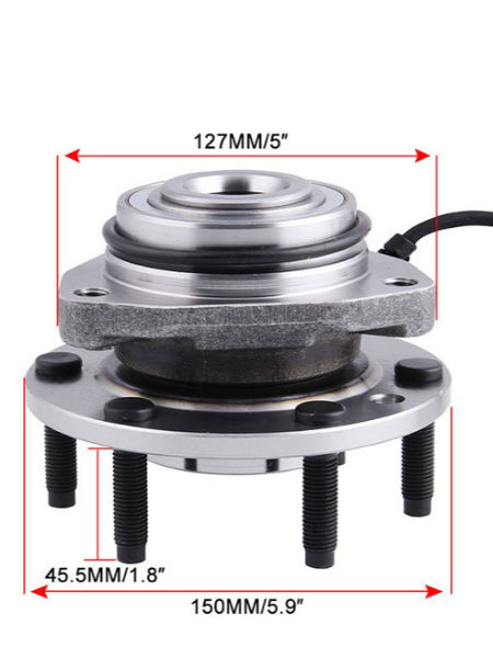 Auto parts accessories front axle wheel hub bearing unit assembly hub ...