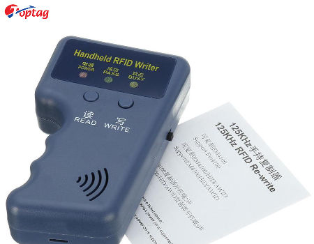 Toptag portable RFID LF readable writable card keyfob reader copy ...