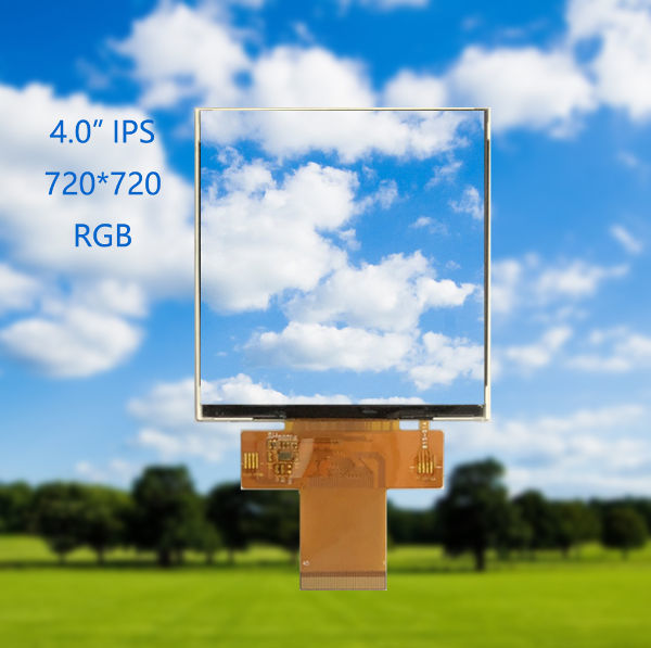 4.0 inch square LCD screen 720*720 RGB interface, square TFT IPS LCD ...