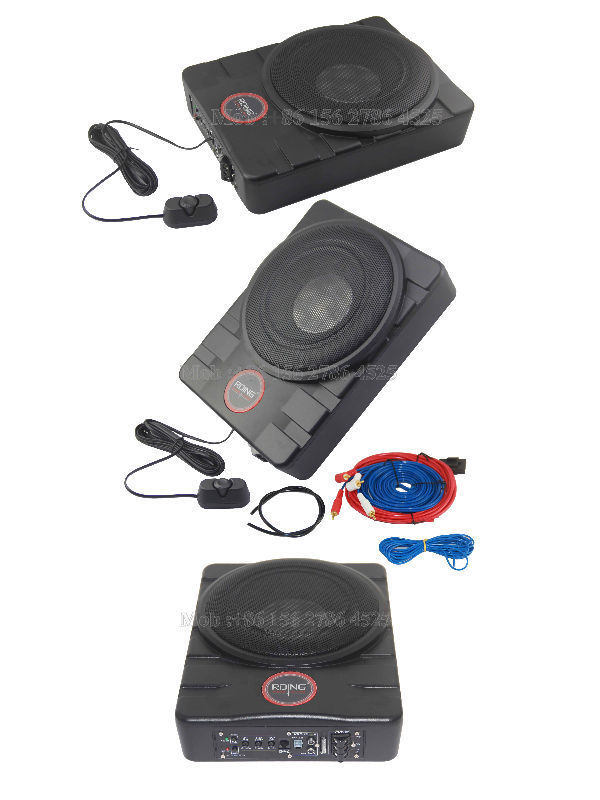 Underseat Subwoofer 10inch 800W Active Subwoofer Aluminium casing Power ...