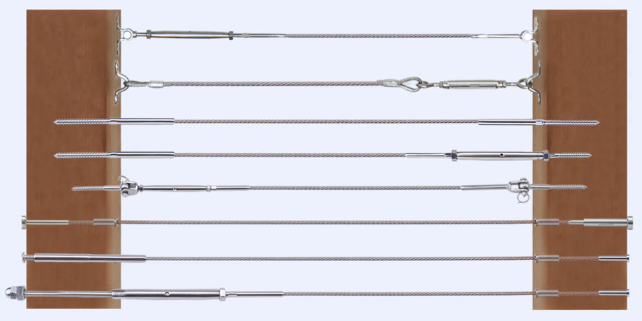 Deck Railing Kit T316 Stainless Steel Toggle Turnbuckle & End for Deck ...