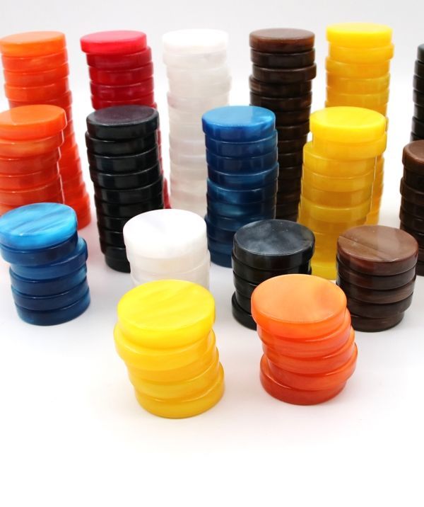 Wholesale acrylic different colored backgammon checkers,custom ...