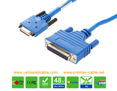Cisco Smart Serial 26-Pin Male To DB25 Female Cable CAB-SS-232FC, CAB ...