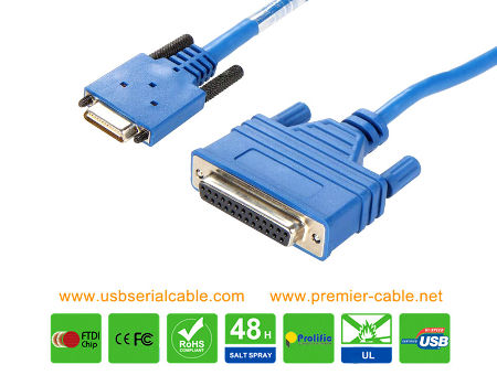Cisco Smart Serial 26-Pin Male To DB25 Female Cable CAB-SS-232FC, CAB ...