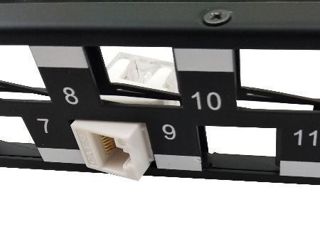 19inch 1U Blank Patch Panel 24 Ports(Angled Design), Blank patch panel ...