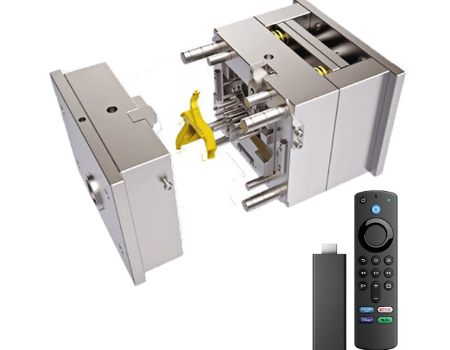 OEM Smart Remote Control Housing Plastic Injection Molding Plastic Mold ...