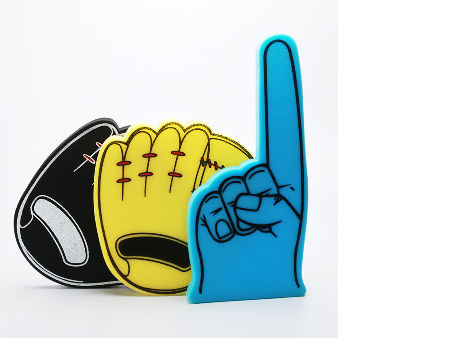 Eva Foam Cheering Big Finger Hand Props Fans Hand Gloves, eva foam ...