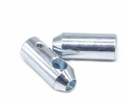 CNC machining parts, threaded accessories Galvanized small barrel nut ...