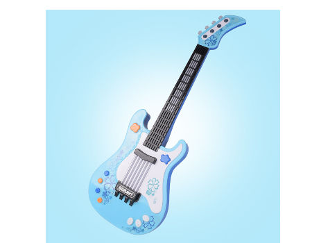 Kids simulation bass player rock electric guitar toy multifunctional ...