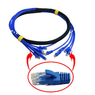 UTP CAT6A Patch Cord Pre-Terminated Trunk Cable GHMT, CAT6A Trunk cable ...