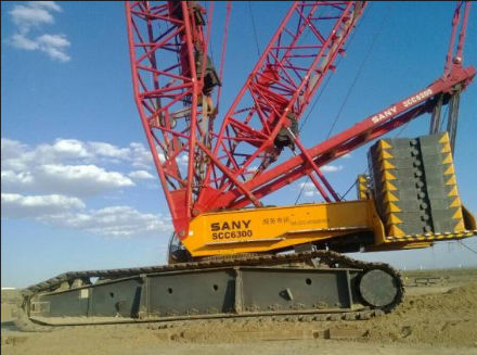 Crawler crane, 650t, 650 ton, SCC6500A,SA/NY brand price, crane Crane ...