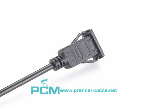 USB C Female Panel Mount Snap In Extension Cable, Type C Snap In Cable ...