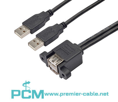 Combo Type A M/F USB Extension Cable, USB2.0 A Cable USB OTG Cable ...